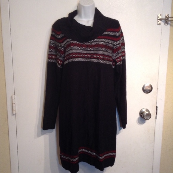 jason maxwell | Dresses | 5 For 25jason Maxwell Knit Cowl Sweater Dress ...